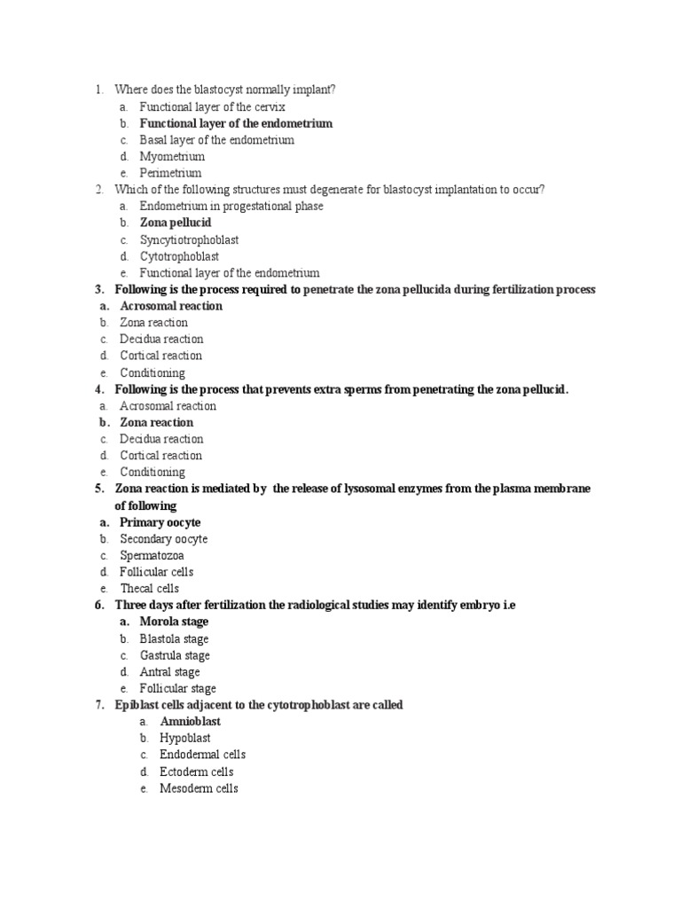 BDS MCQS | PDF | Meiosis | Luteinizing Hormone