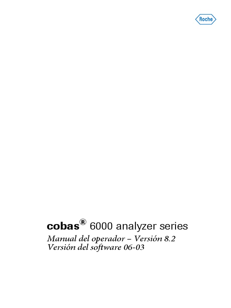 Cobas: 6000 Analyzer Series | PDF | Software libre | Software
