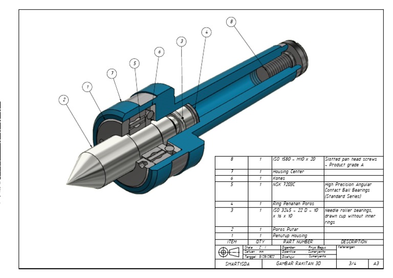 Gambar Rakitan 3D | PDF