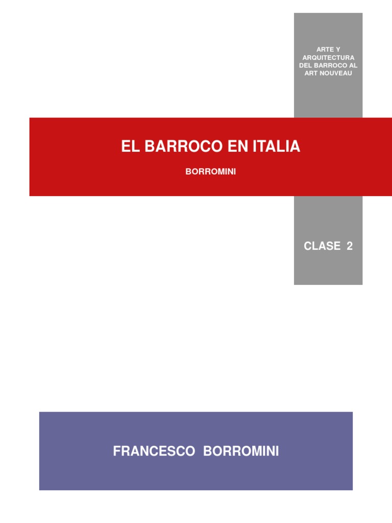 C2 - Barroco en Roma 2 - 2021-2 | PDF | Barroco | Arte barroco