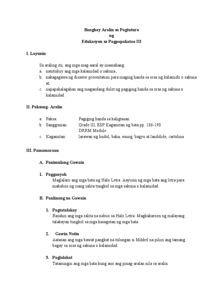 Laging Handa E.sp | PDF