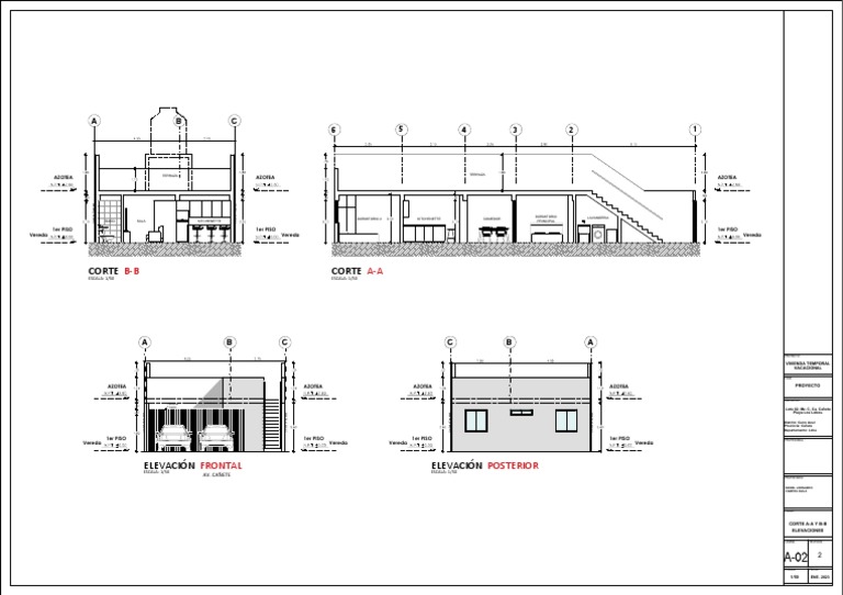 Plano Arquitectura - ARQ-A-02 | PDF