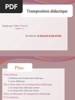 La Transposition Didactique 2eme Exposé | PDF | Pédagogie | Enseignement