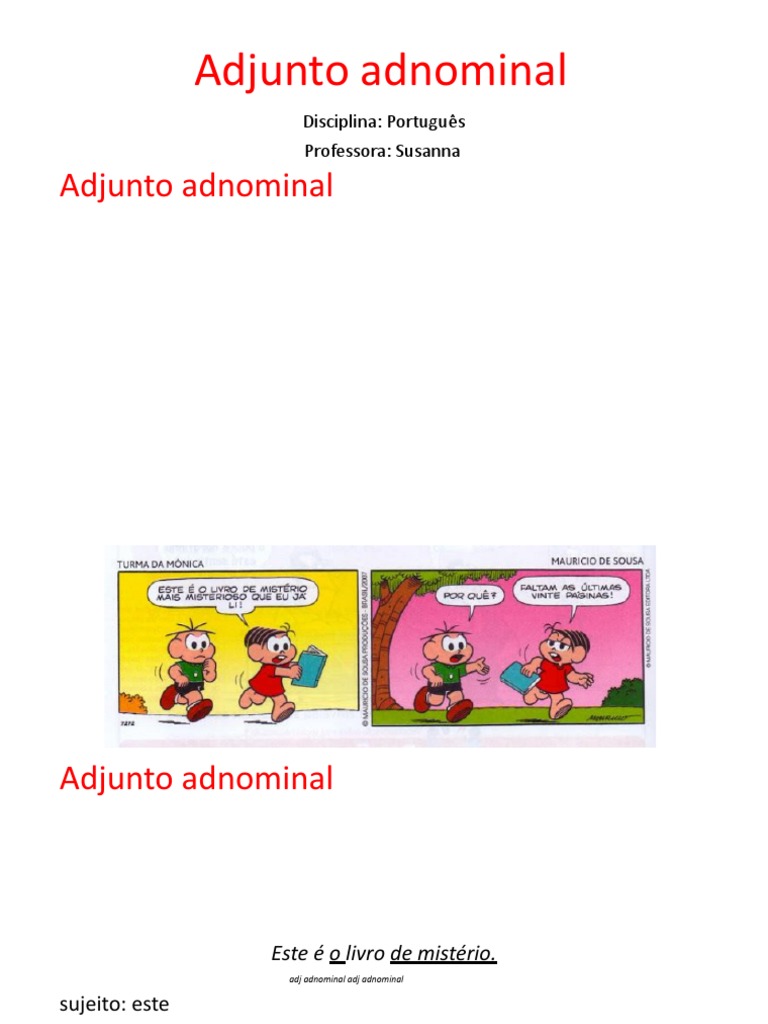 Adjunto Adnominal | PDF