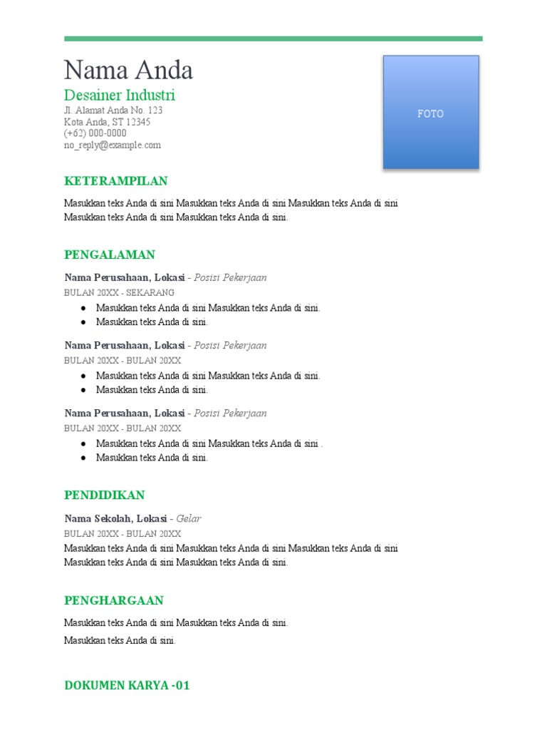 Contoh Portofolio Trainer | PDF