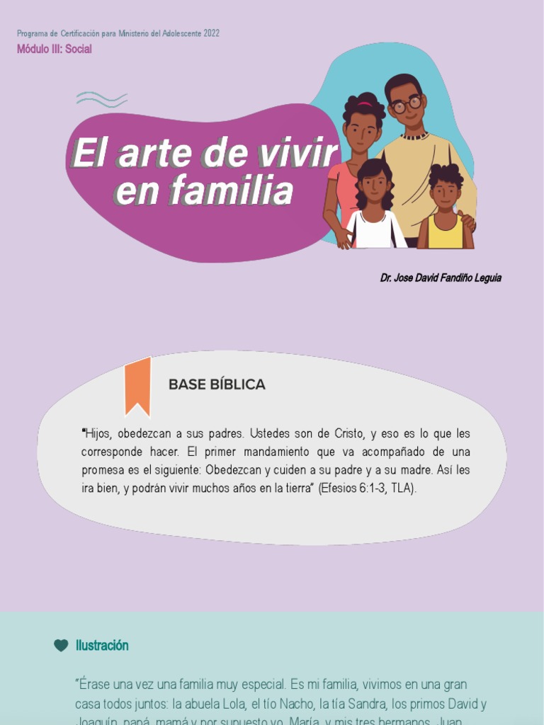 EL ARTE DE VIVIR EN FAMILIA Animado | PDF