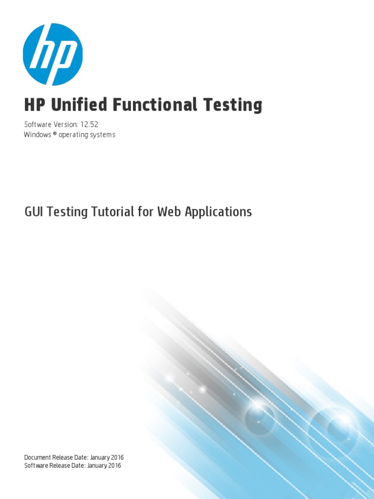 Unified Functional Testing Tutorial For GUI Testing | PDF | World Wide ...