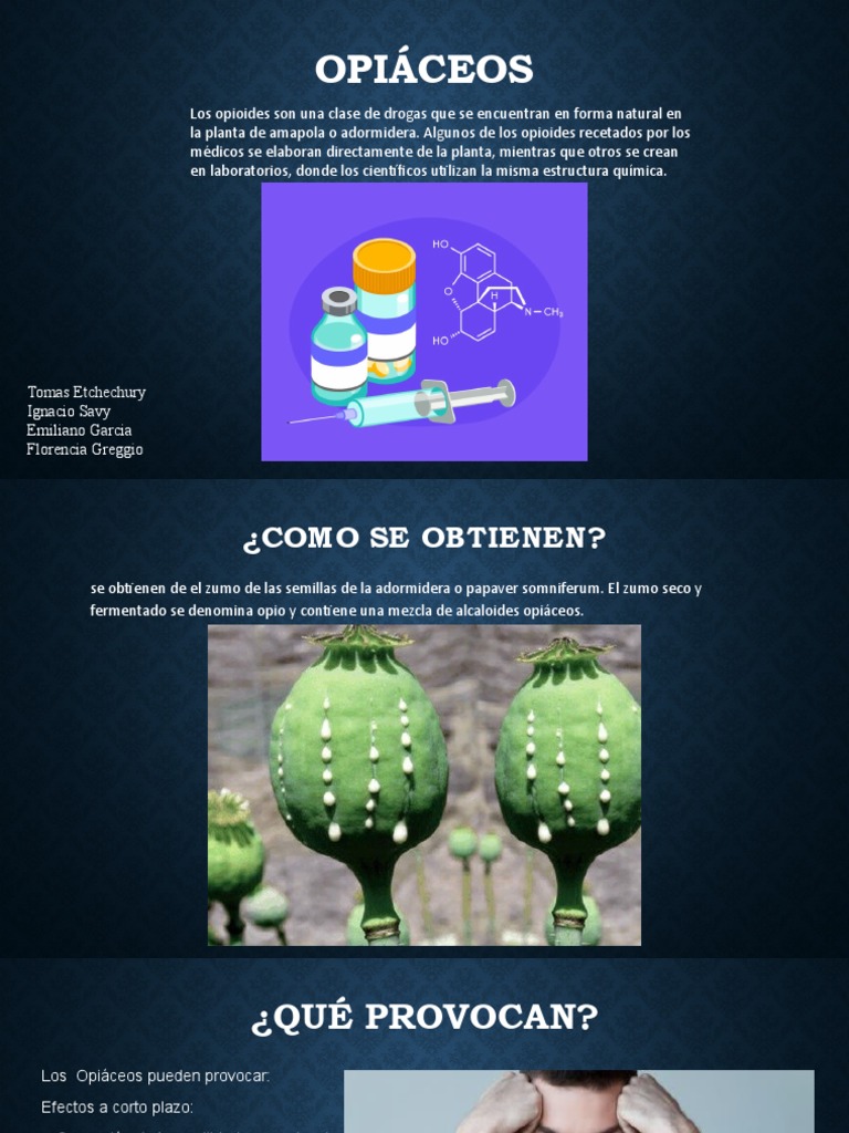 Opiáceos | PDF | Opioide | Opio