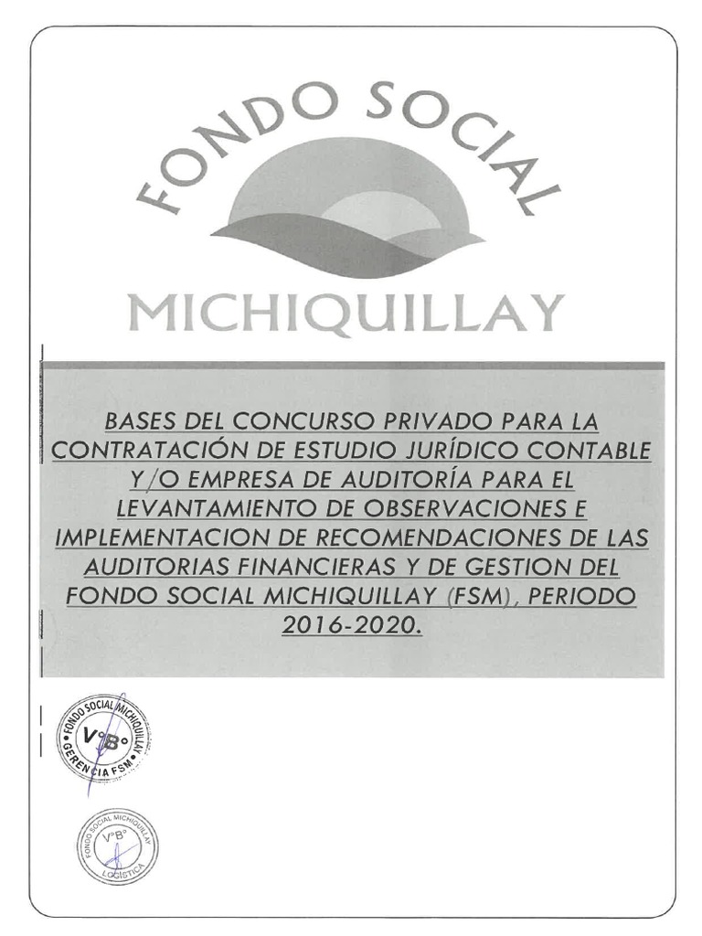 Concurso Privado #003 2023 FSM - CI | PDF