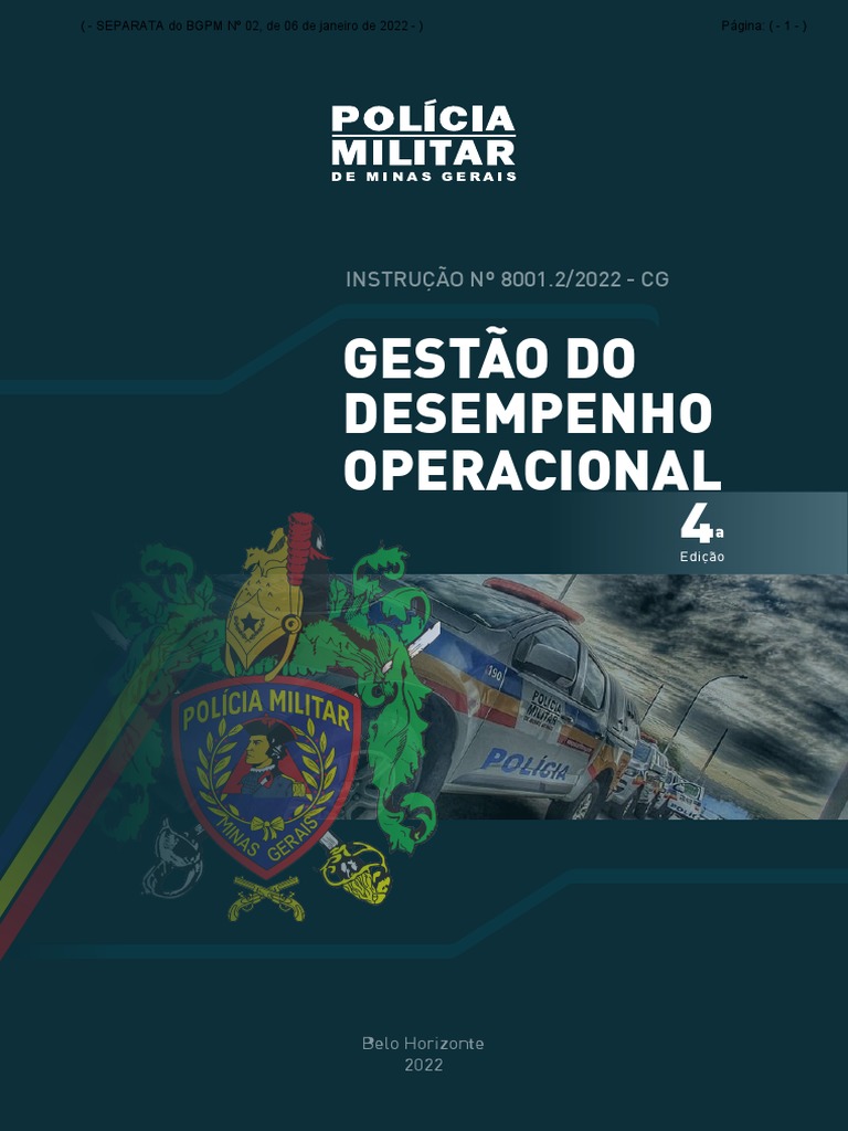 Gestão Do Desempenho Operacional | PDF | Ciência militar | Polícia