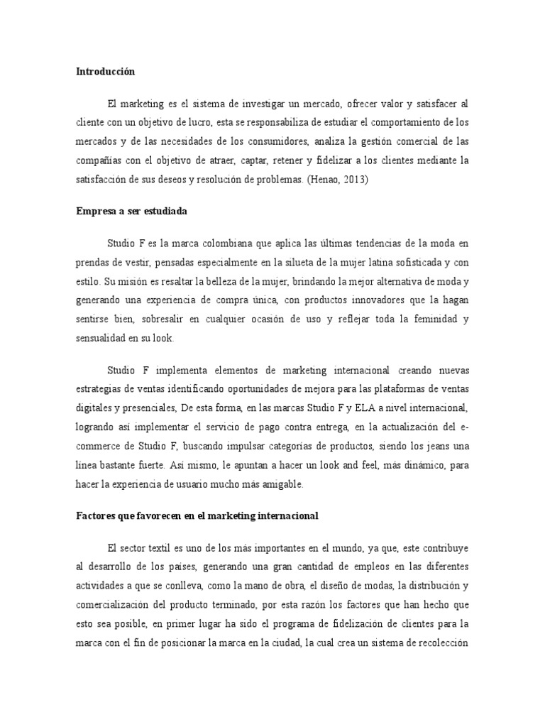 Studio F Marketing | PDF | Marketing | Marca