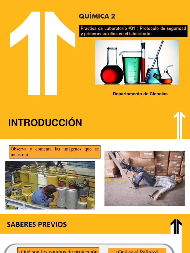 Sem01-Prã - Ctica Nâº01 Protocolo de Seguridad y Primeros Auxilios en El Laboratorio | PDF