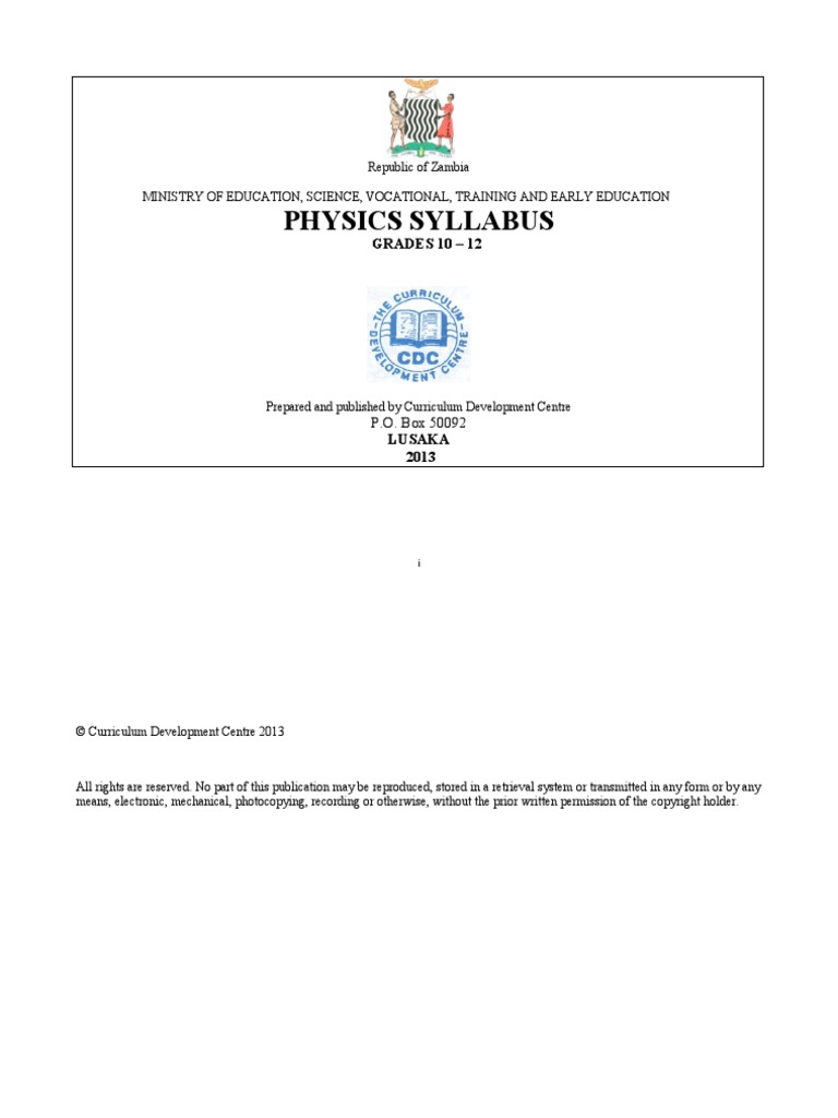 Physics G10 - 12 | PDF | Force | Educational Assessment