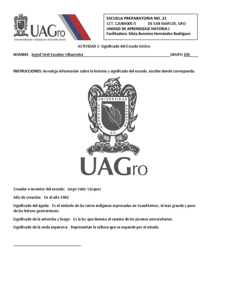 Significado Del Escudo UAGro | PDF