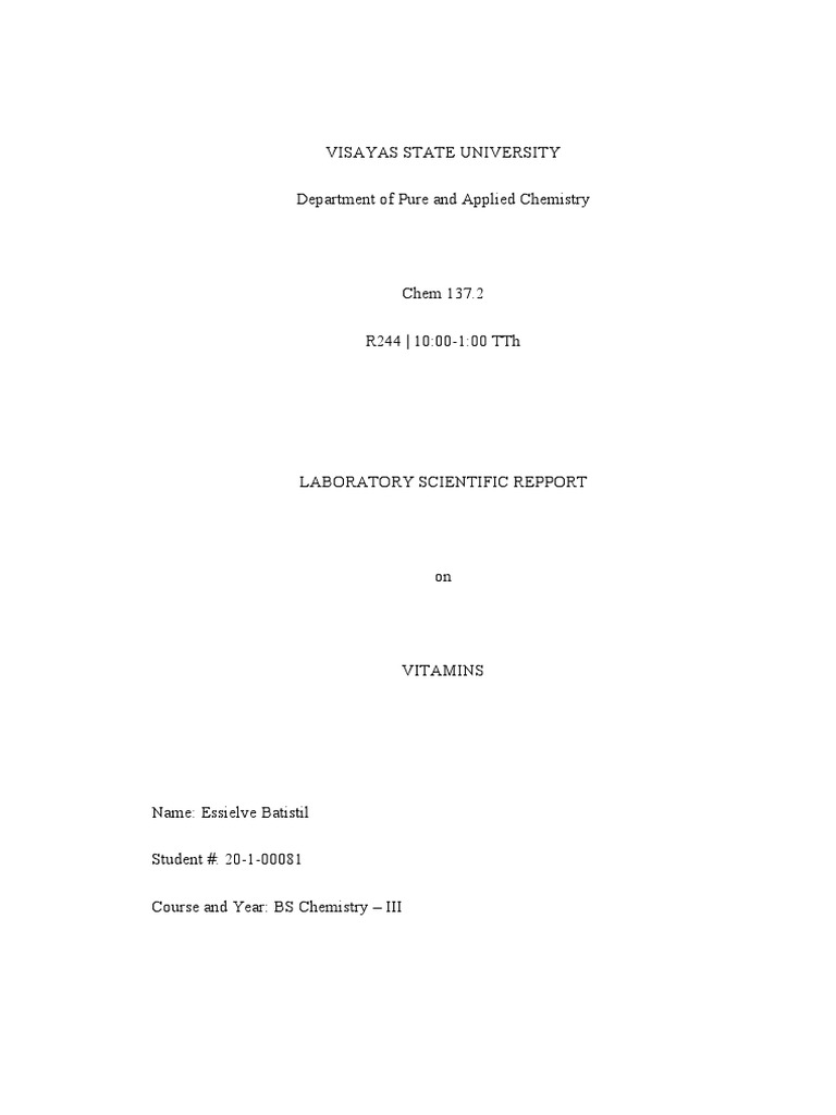 EBatistil - Scientific Report On Vitamins | PDF | Vitamin C | Vitamin