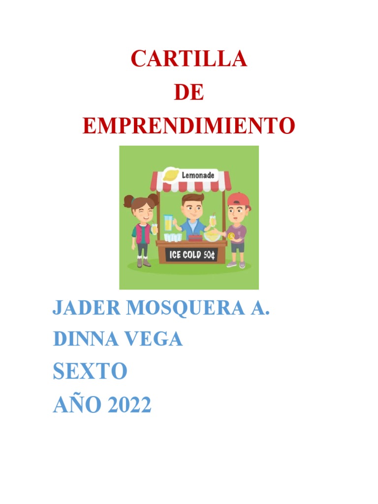 Cartilla de Emprendimiento | PDF