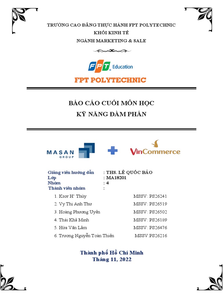 Nhóm 4 - Asm K Năng Đàm Phán | PDF