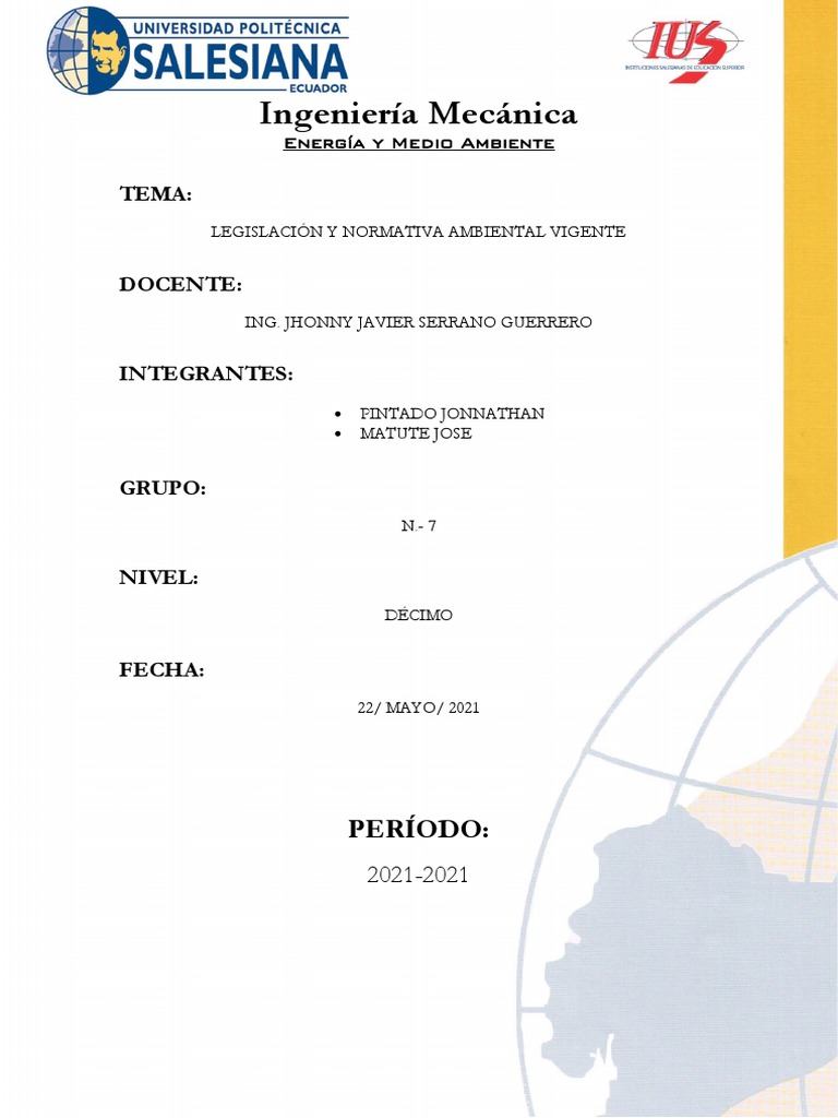 Legislación y Normativa Ambiental Vigente | PDF | Evaluación de impacto ambiental | Minería
