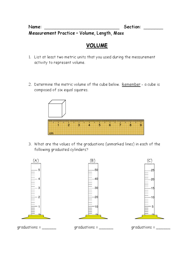 Thomas Neace-Franklin - Measurement - Practice - Student - Ws | PDF ...