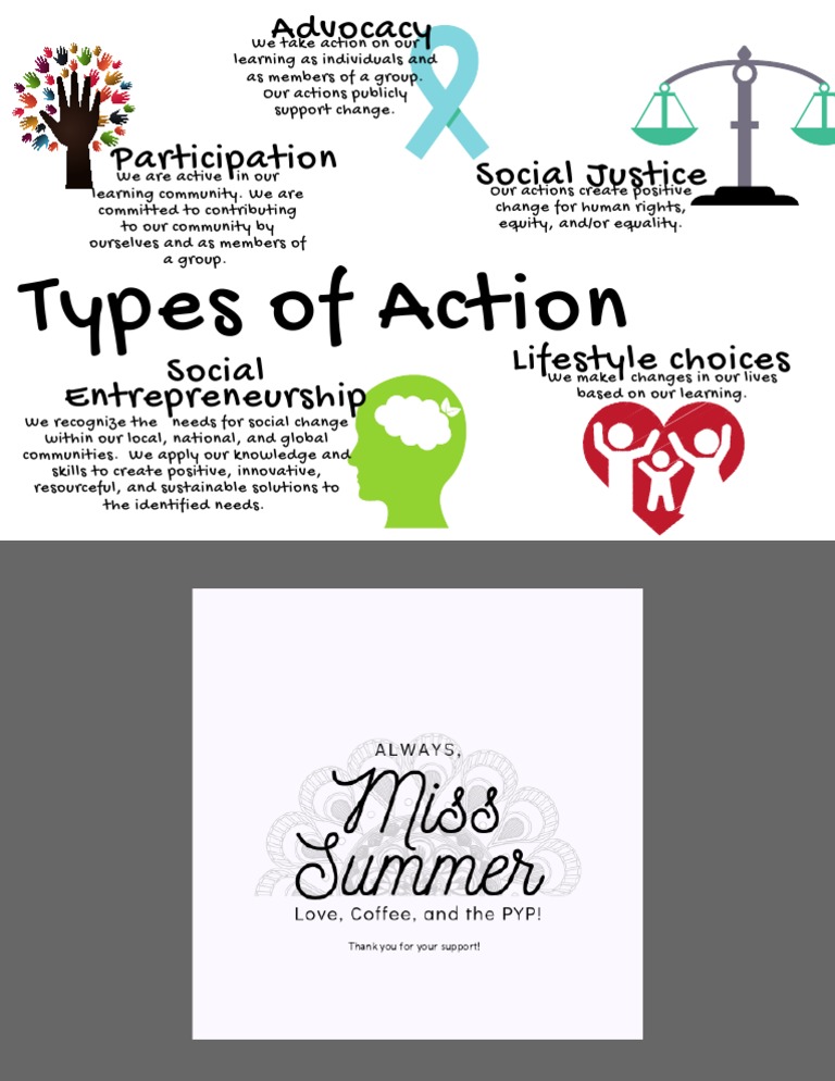 Types of Action in PYP | PDF | Career & Growth