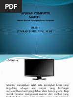 Macam Perangkat Keluaran | PDF | Komputer