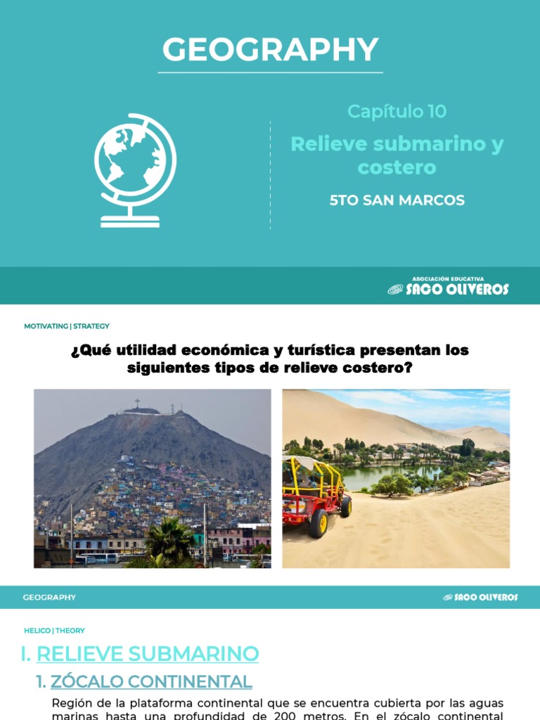 5to SM Cap 10 - Relieve Submarino y Costero | PDF | Placa continental | Costa