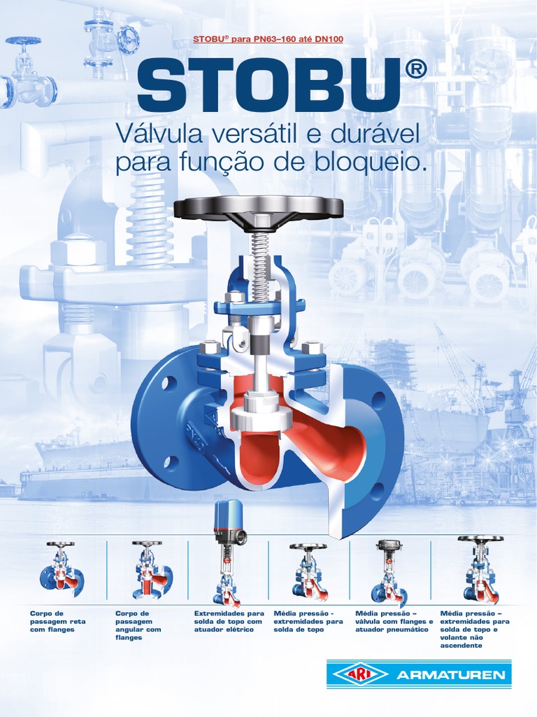 Valvulas de Bloqueio Engaxetadas - Ari Stobu - Ed 06 2019 - PT | PDF | Válvula | Materiais de ...