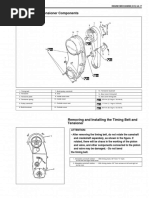 Fan Belt Adjustment and Installation Guide | PDF | Belt (Mechanical ...