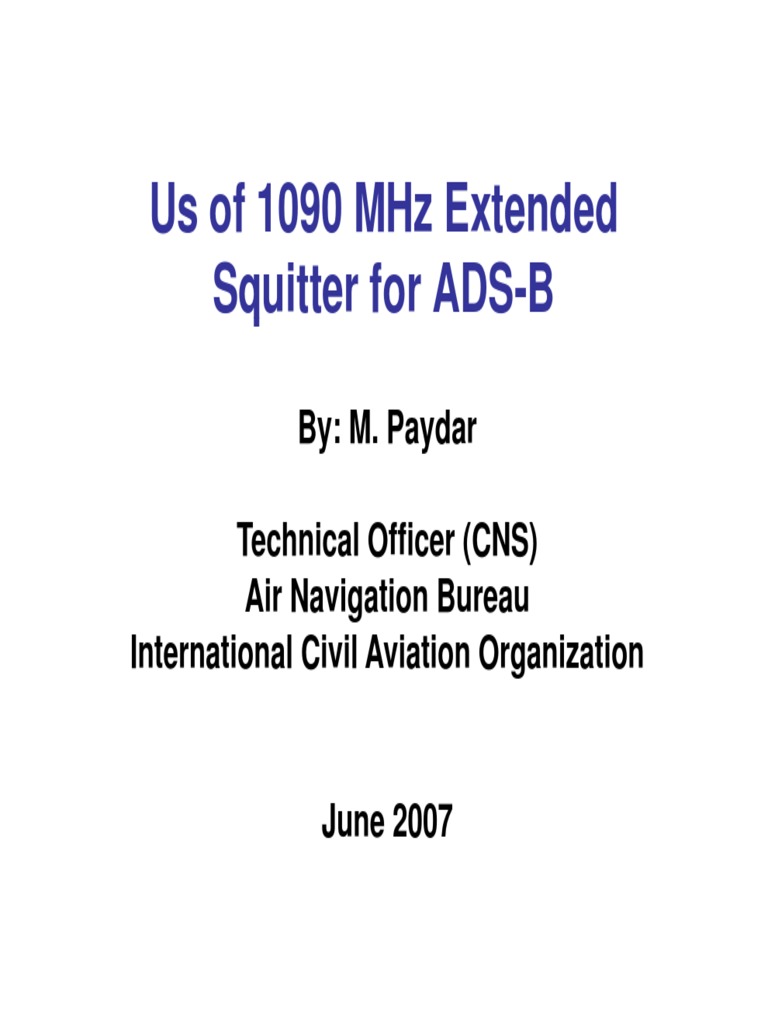 Day02 ICAO Paydar | PDF | Wireless | Aerospace Engineering