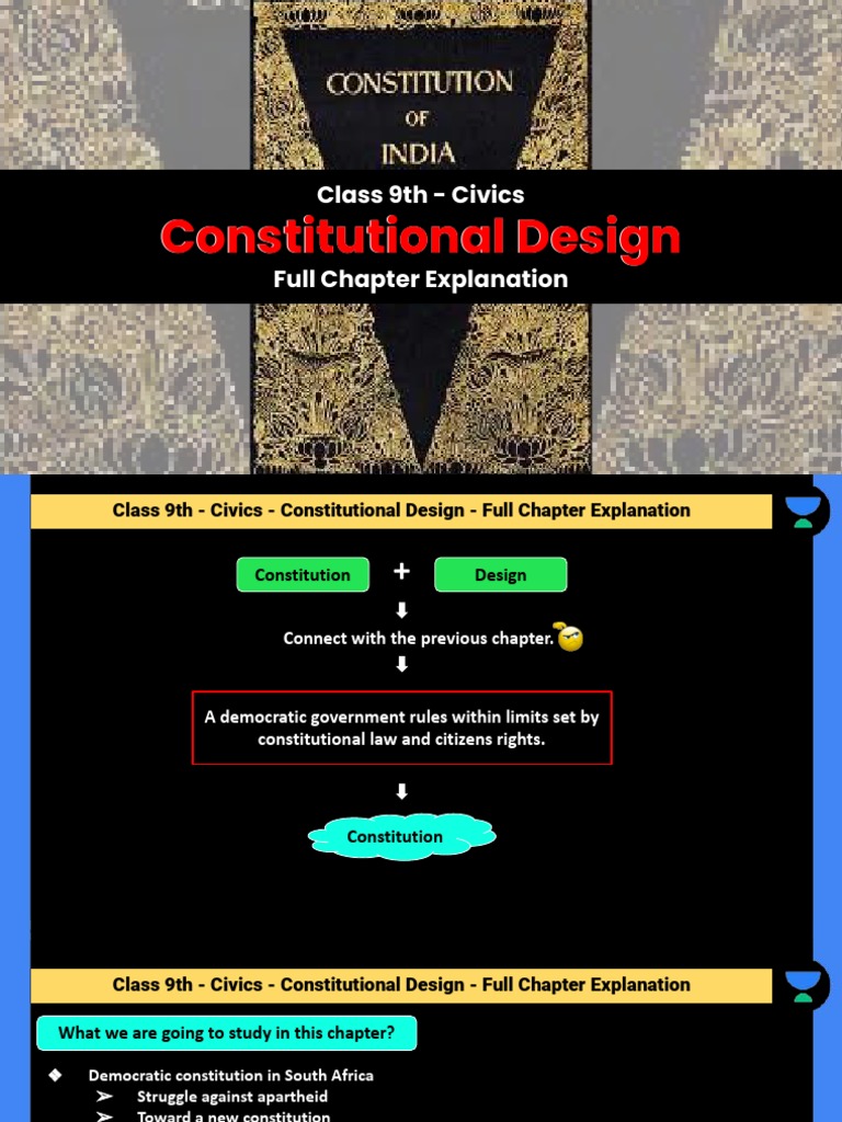Constitutional Design | PDF | Apartheid | Indian National Congress