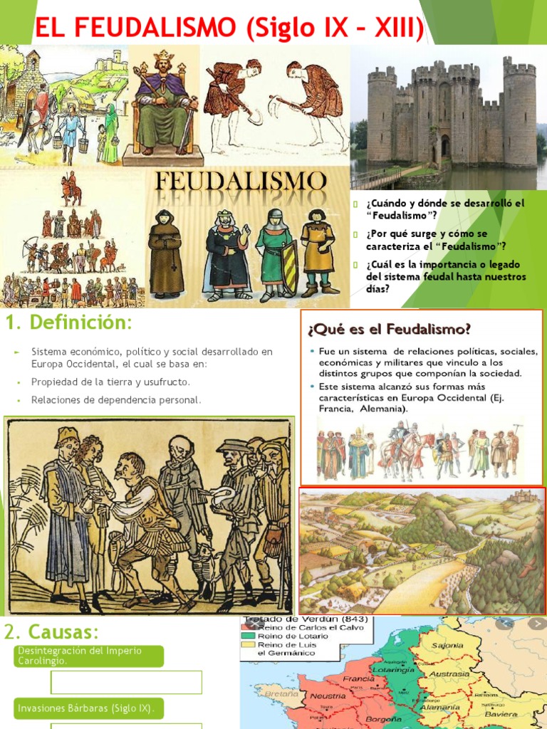EL FEUDALISMO (Siglo IX - XIII) | PDF