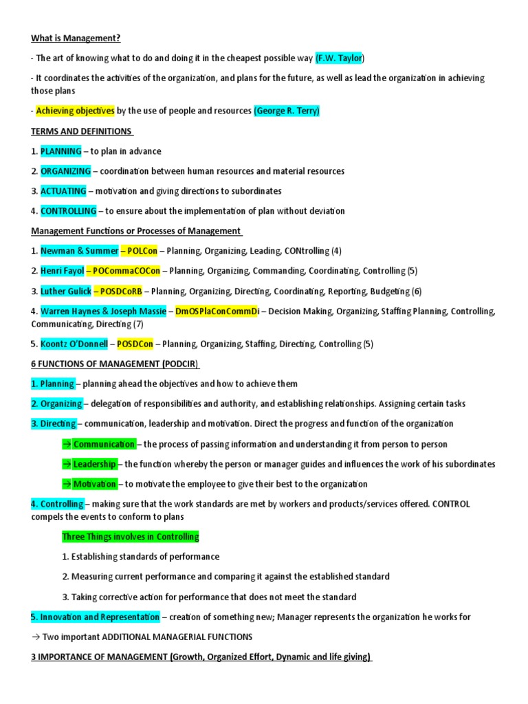 PhAdMgt 1st Assessment Coverage | PDF | Business | Cognitive Science