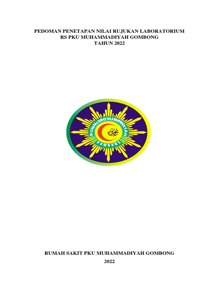 Pedoman Penetapan Nilai Rujukan Baru | PDF Pedoman Penetapan Nilai Rujukan Baru | PDF