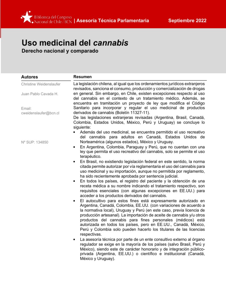 Bcn Regulacion Del Uso Medicinal Del Cannabis 2022 Pdf Cannabis