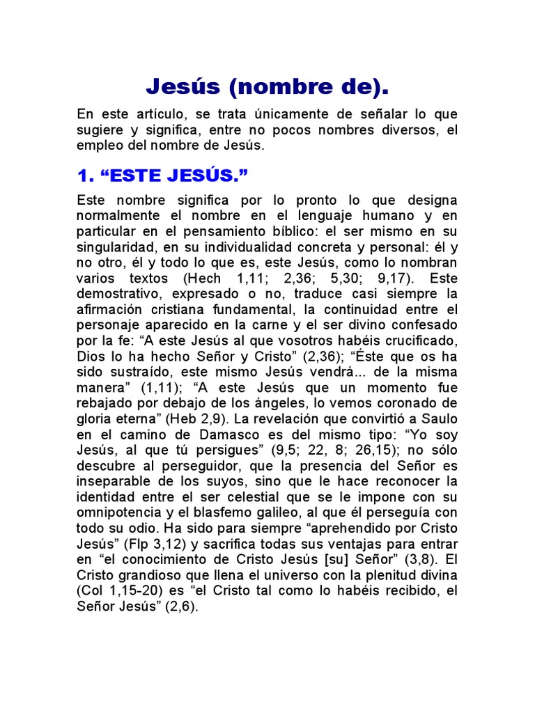 Jesús | PDF | Jesús | Teología