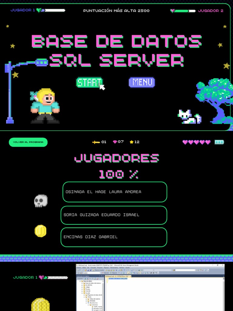 SQL Server: Comandos y Jugadores | PDF
