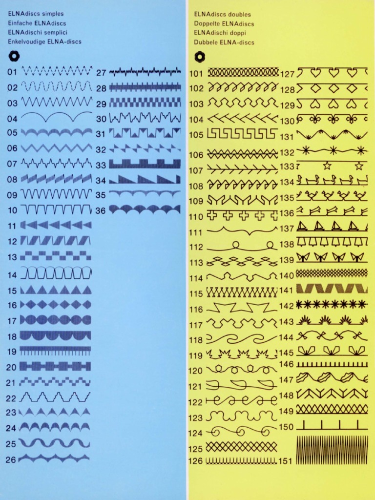 Elna Star Series - Fashion Discs | PDF