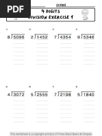 Subtraction - 5 Minute Drill | PDF