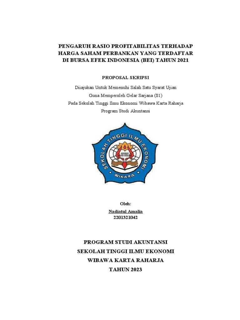 Bab I-III Proposal Skripsi | PDF