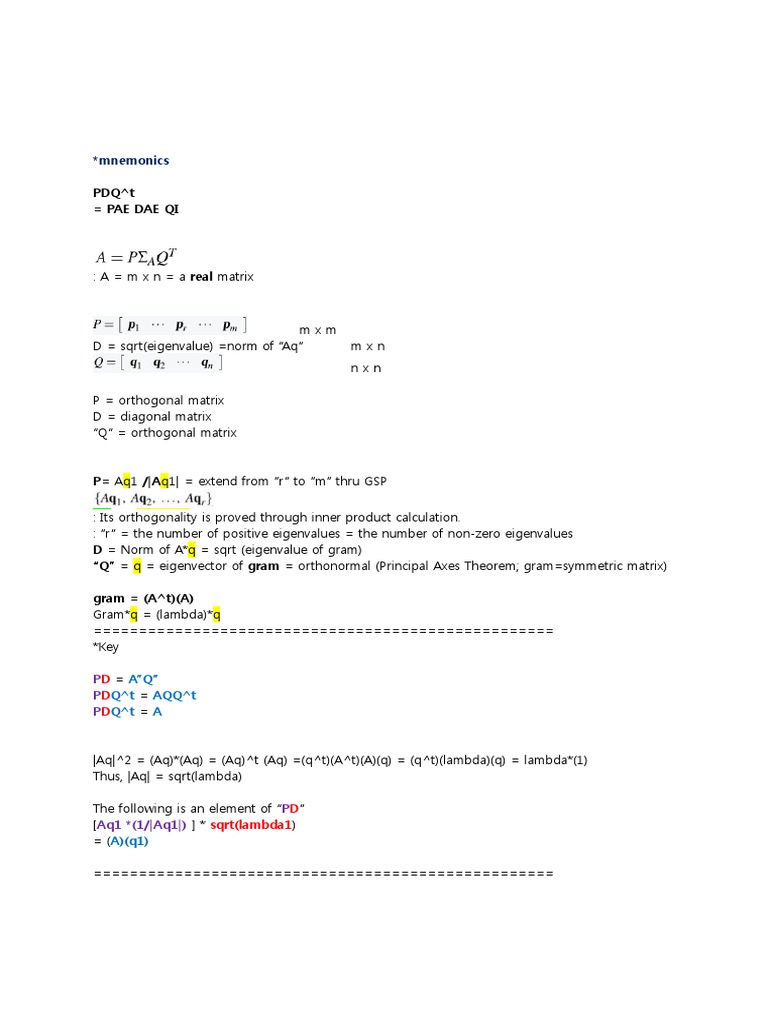 Singular Value Decomposition (SVD) | PDF Singular Value Decomposition (SVD) | PDF