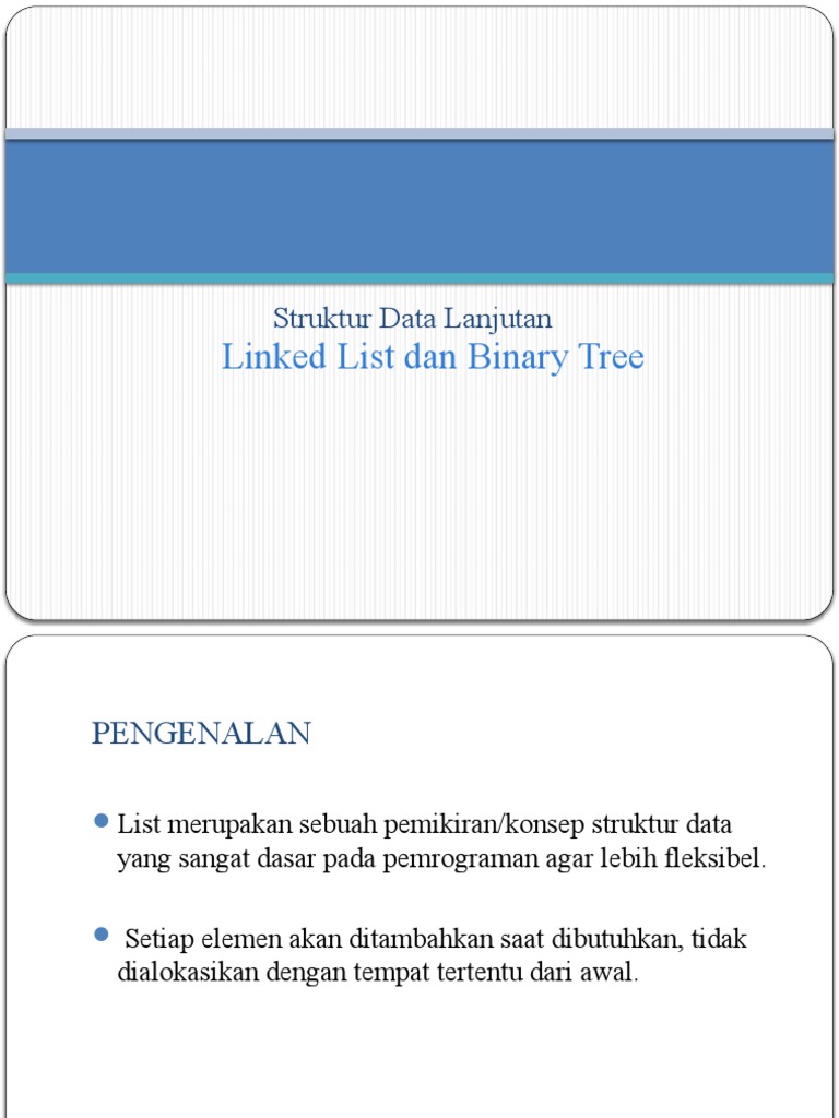 SD5 Linked List and Binary Tree | PDF