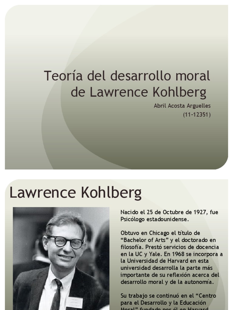 Etapas Desarrollo Moral 9° | PDF | Sicología | Etica Aplicada