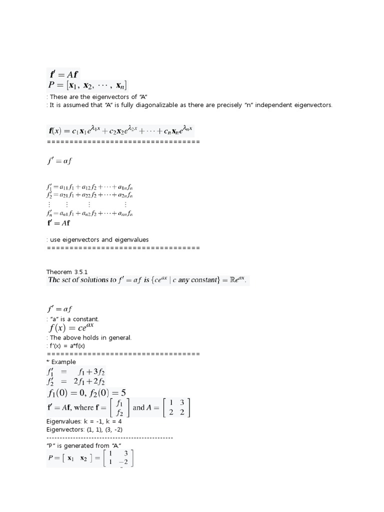 Euler Number and Differential Equations | PDF