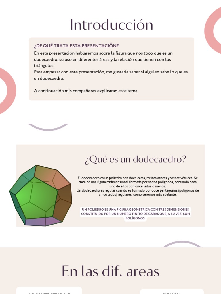 Dodecaedro | PDF | Geometría