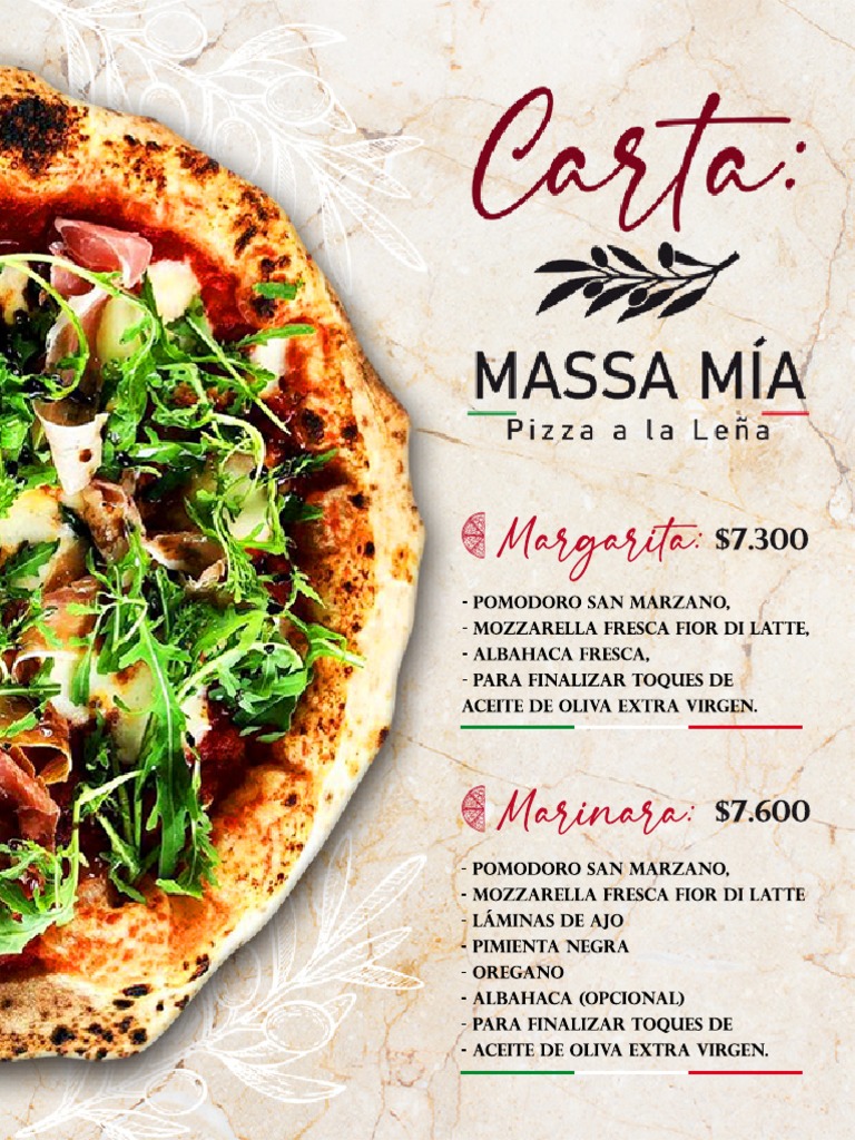 Massa Mía Carta 2022 | PDF