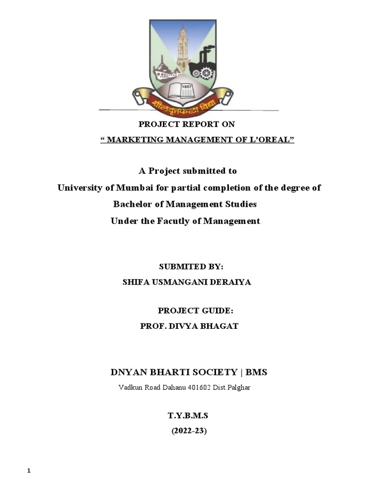 Shifa Deraiya Black Book Project | PDF | Sustainability | Sampling ...