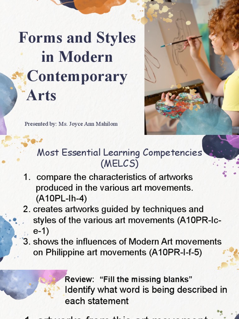 Modern Art Movements and Styles Guide | PDF