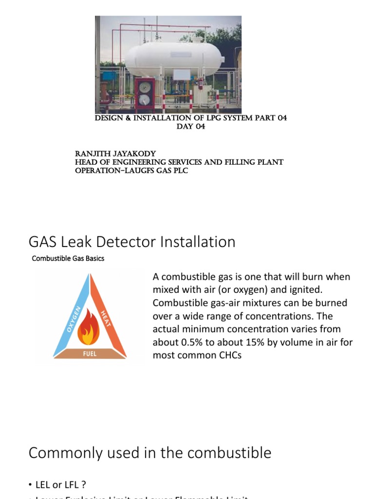 Day 04 Design of LPG System Part 04 | PDF | Energy Technology | Gas ...