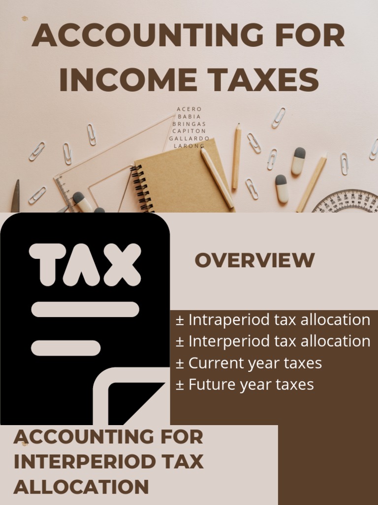 Accounting For Income Taxes | PDF | Deferred Tax | Government Finances
