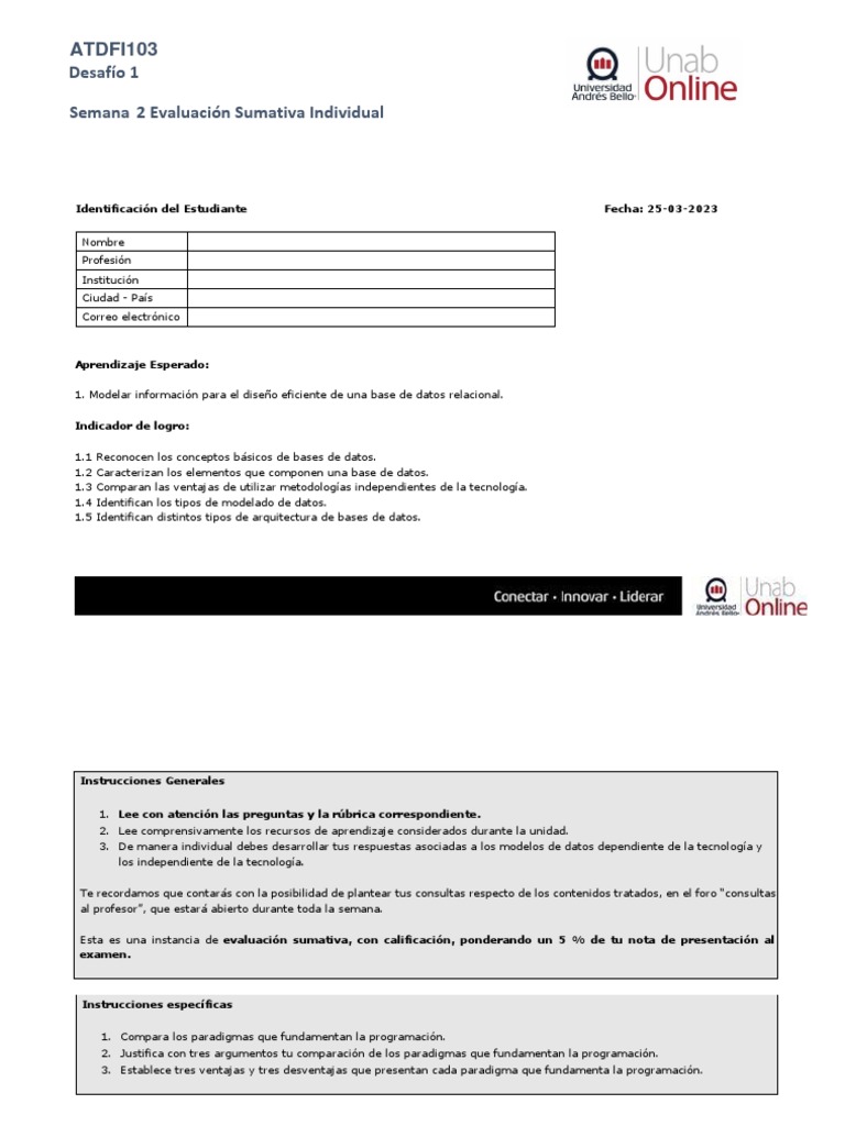 Base de Datos S2 | Descargar gratis PDF | Bases de datos | Informática